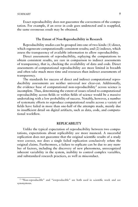 Summary Reproducibility And Replicability In Science The National Academies Press