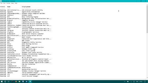 Save List Of Services To A File Using Powershell In Windows 10