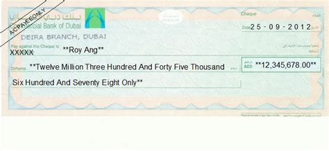 Cheque Writing Printing Software For United Arab Emirates Uae Banks