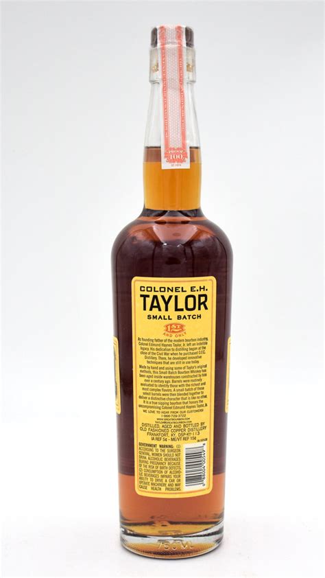 Colonel E H Taylor Small Batch Bourbon Fineliquors