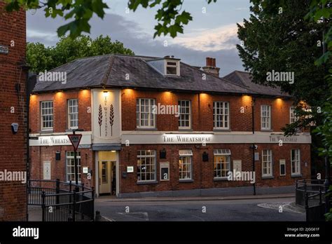 The Wheatsheaf Pub Illuminated At Dusk On Winton Square A Traditional Town Centre Pub In