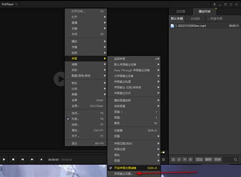 PotPlayer怎么更改音频解码器设置 系统屋