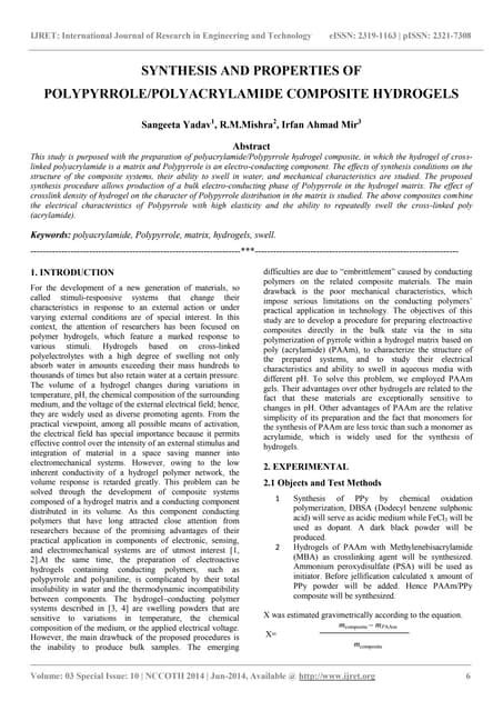 Synthesis And Properties Of Pdf