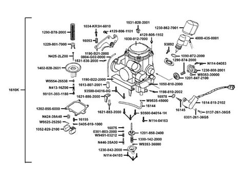 Gy Carburetor Parts Diagram