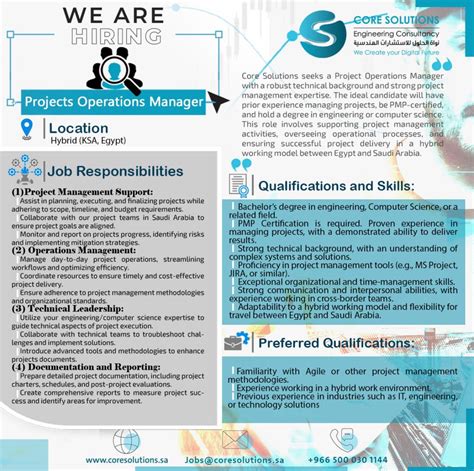 Core Solutions On Linkedin Hiring Coresolutions Ksa Egypt Hiring Hiringnow…