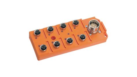 Asbs 8 Led 5 4 Lumberg Asbs Series Distribution Unit M12 8 Way 8 Port Rs
