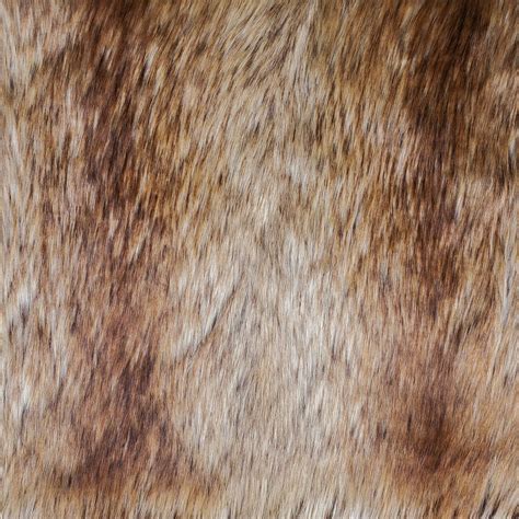 Golden Wolf Fake Fur Faux Fur Fabric By The Metre Yard Warehouse2020