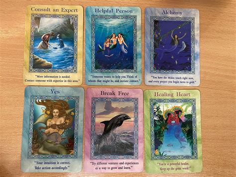 Rare Magical Mermaids And Dolphins Oracle Cards Out Of Print Original