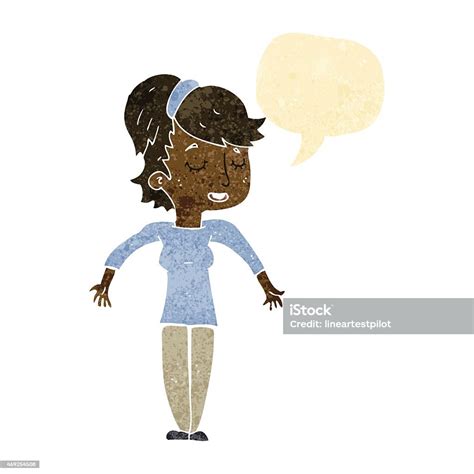 말풍선이 있는 친근하다 있고 어깨를 으쓱하는 여자 말풍선을 2015년에 대한 스톡 벡터 아트 및 기타 이미지 2015년 그리기 낙서 드로잉 Istock