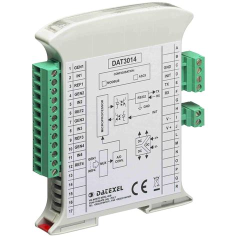 Módulo Es Digital Dat3011 Datexel Srl Analógico Rs 485 Modbus