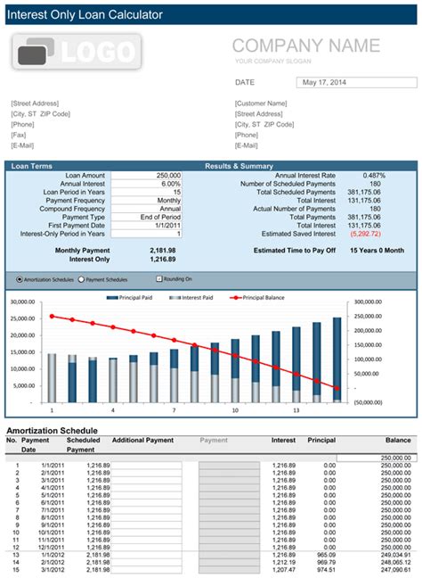 Simple Interest Loan Calculator Free For Excel