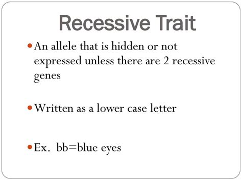 Mendelian Genetics Ppt Download