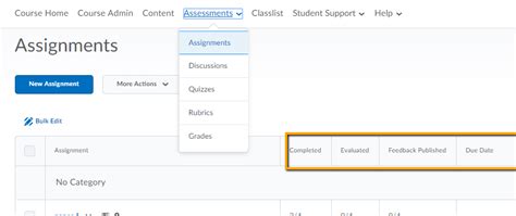 Assignment Tool Welcome To Brightspace Resources