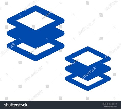 Full Stack Icon Illustration White Background Stock Illustration 2238832035 Shutterstock
