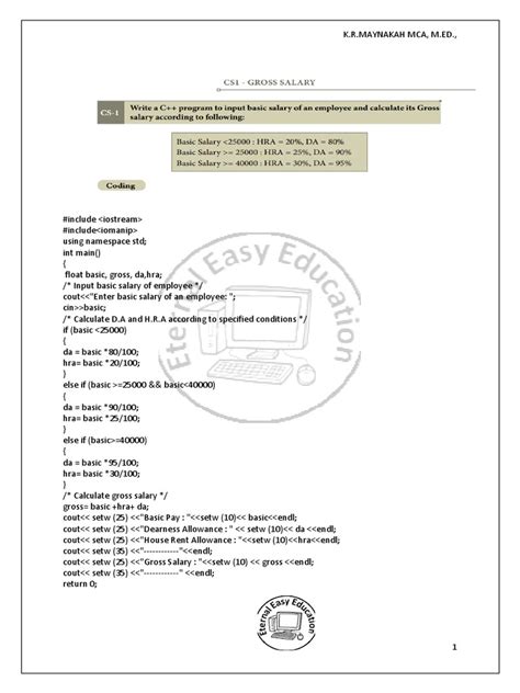 11cs Practicalprograms Corrected Pdf Software Engineering Computer Programming