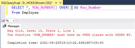 Sql Server Rownumber