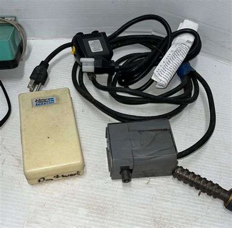 Fish Scaler Motor Works 3 Airwater Pumps Work One Is New Other