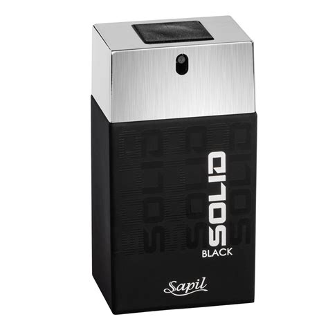 Sapil Solid Black Perfume Edt For Men 100ml Eshaisticpk