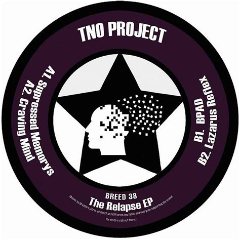 Tno Project The Relapse Ep Vinyl 12 2023 Uk Original Hhv