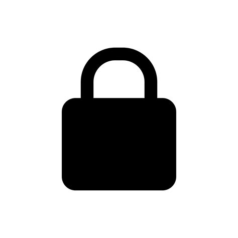 Lock Icon Vector 22684009 Vector Art At Vecteezy