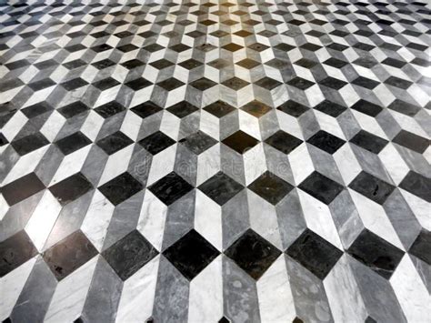 Floor With Geometric Layout Stock Image Image Of Brick Symmetry