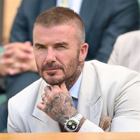 Wimbledon 2025 David Beckham Spotted In One Of A Kind Tudor Watch Something About Rocks