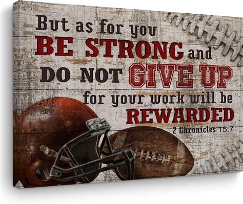 Tbt Football Ts Stuff Religious Footballs Canvas Wall