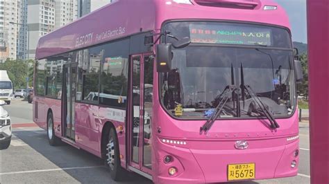 세종시 광역 현대자동차 일렉시티2 전기 수소 초저상버스 Fcev 표준형 2024년6월식 5675호 세종교통 1000번 영상 2024년 8월 3일 1080p 4k