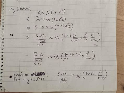 If X Is Iid Random Variable Distributed Normally I Am Trying To Figure