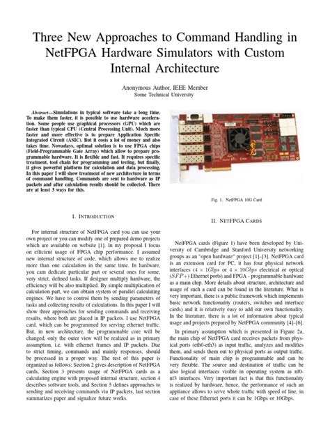 Netfpga10g 3ways Noatrhors Pdf Field Programmable Gate Array