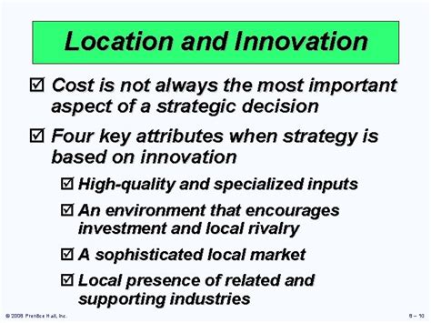Operations Management Chapter Location Strategies Power Point