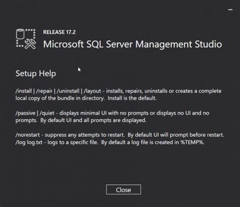 SQL SERVER How To Install SQL Server Management Studio SSMS From Command Line SQL