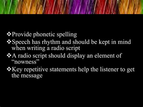Radio Script Writing And Broadcasting PPTX Public Radio Talk Radio