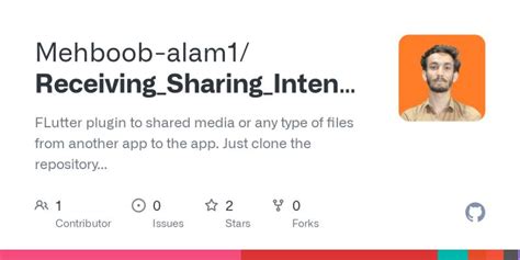 Github Mehboob Alam1receivingsharingintentflutterplugin Flutter Mehboob Alam Lone