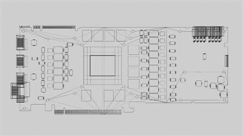 Nvidia Geforce Rtx 2080 Graphics Card Gpu No Heatsink 3d Model Cgtrader