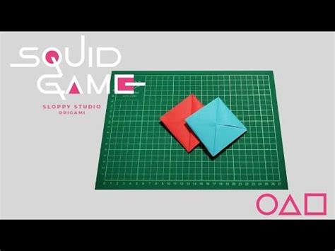 How To Make Ddakji DIY Squid Game Paper Flipping Game Ddakji Challenge YouTube Squid