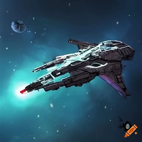 Spaceship On Craiyon