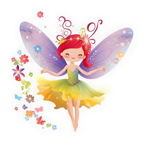 Premium Ai Image Playful Fantasy Sprite Illustration