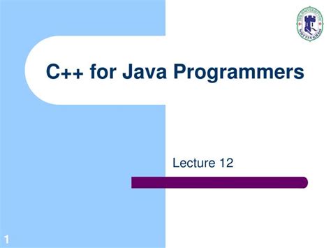 Ppt C For Java Programmers Powerpoint Presentation Free Download Id74083