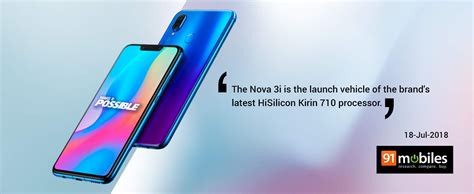 Huawei Nova I Black Gb Ram Gb Storage Amazon In Electronics