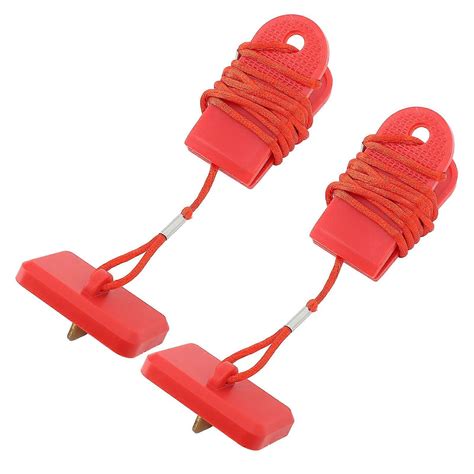 2PCS Treadmill Safety Key Emergency Stop Switch Exercise Running Machine Security Lock Key For
