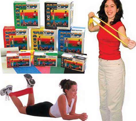 Cando Non Latex Exercise Band Clinic Dispenser Box 25 Yard Roll 1549