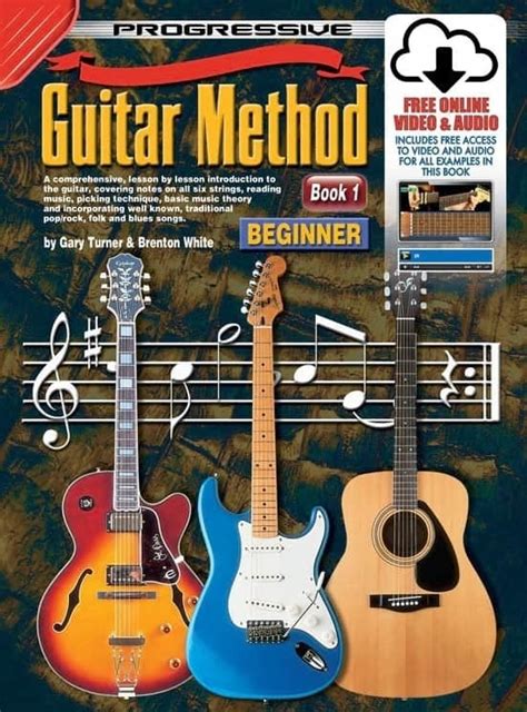 Progressive Guitar Method Book 1 Online Video And Audio Beginner