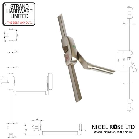 Push Bar Ph355 Three Point Panic Bolt Supplied By Nigel Rose Ltd