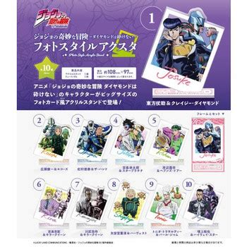 Jojos Bizarre Adventure Diamond Is Unbreakable Photo Style Acrylic