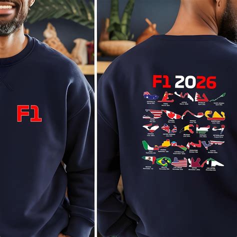 F1 2026 Calendar Clothing Etsy