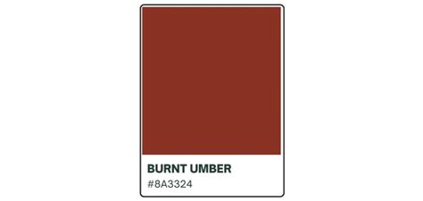 The Warmth And Depth Of Burnt Umber A Guide To This Earthy Hue Hipfonts