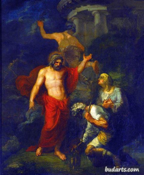 朱庇特和墨丘利探访朝圣者 Orest Kiprensky 画园网