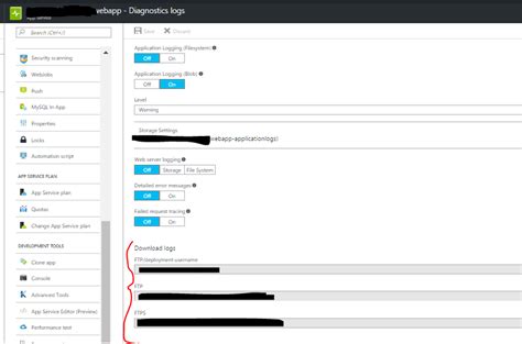 Azure Web Apps Removing Ftp Access Stack Overflow