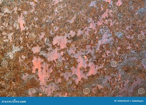 Rust Red Metal Texture Background Stock Image Image Of Retro Colorful 184650233